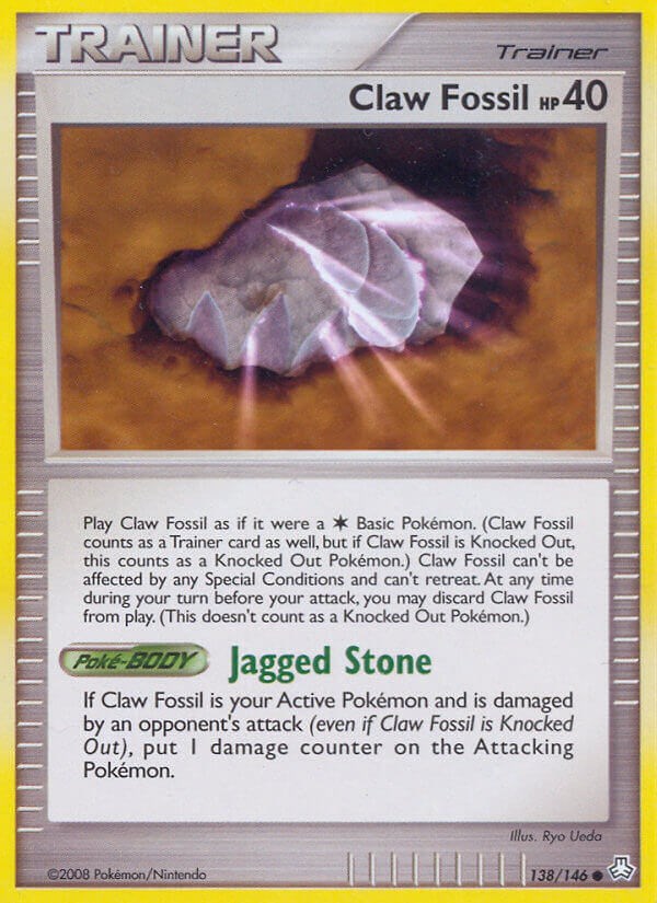 Claw Fossil - Legends Awakened - Pokemon