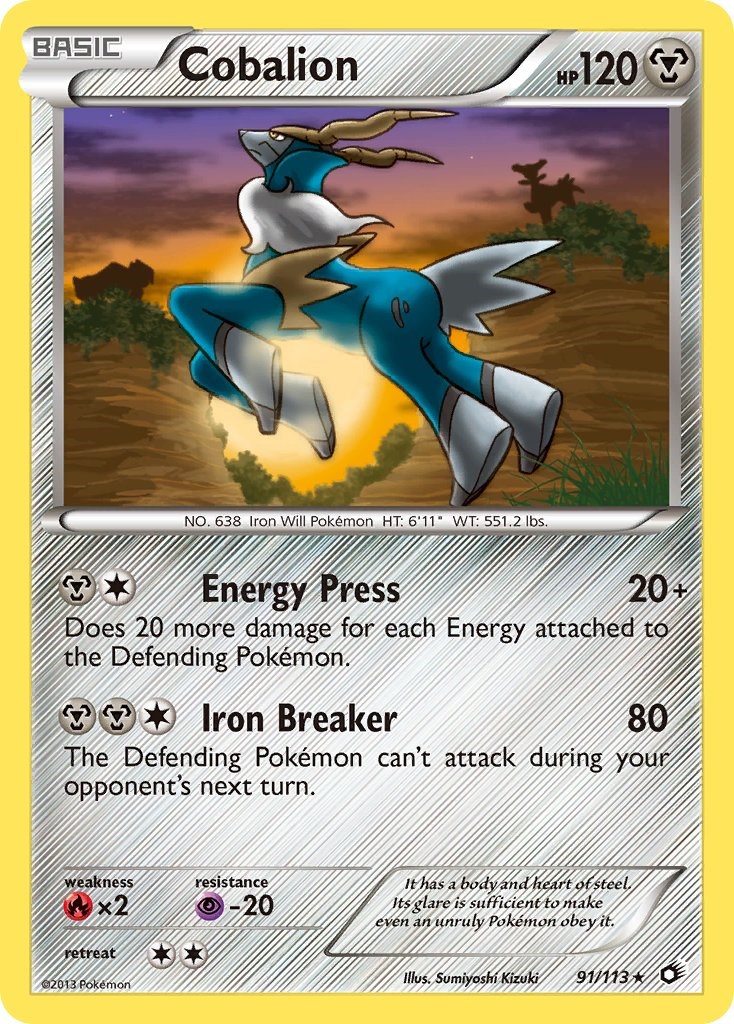 Cobalion - Legendary Treasures - Pokemon