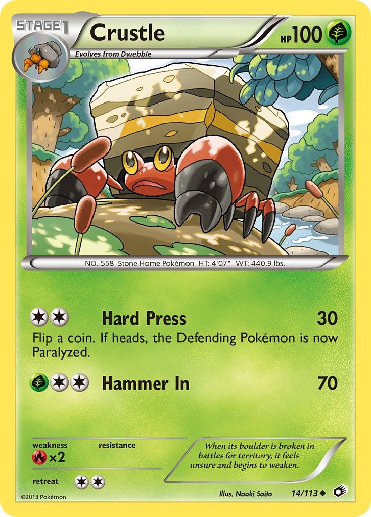 Crustle - Legendary Treasures - Pokemon