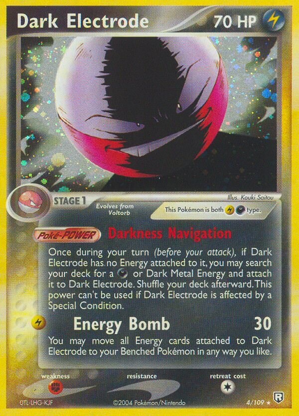 Dark Electrode - Team Rocket Returns - Pokemon