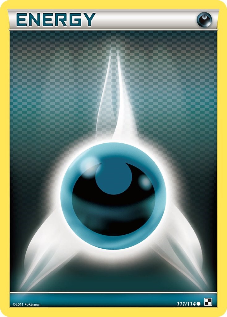 Darkness Energy (Basic) - Black and White - Pokemon
