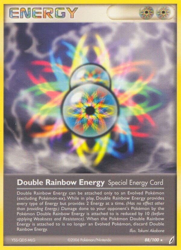 Double Rainbow Energy - Crystal Guardians - Pokemon