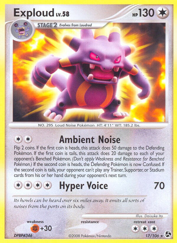 Exploud - Great Encounters - Pokemon