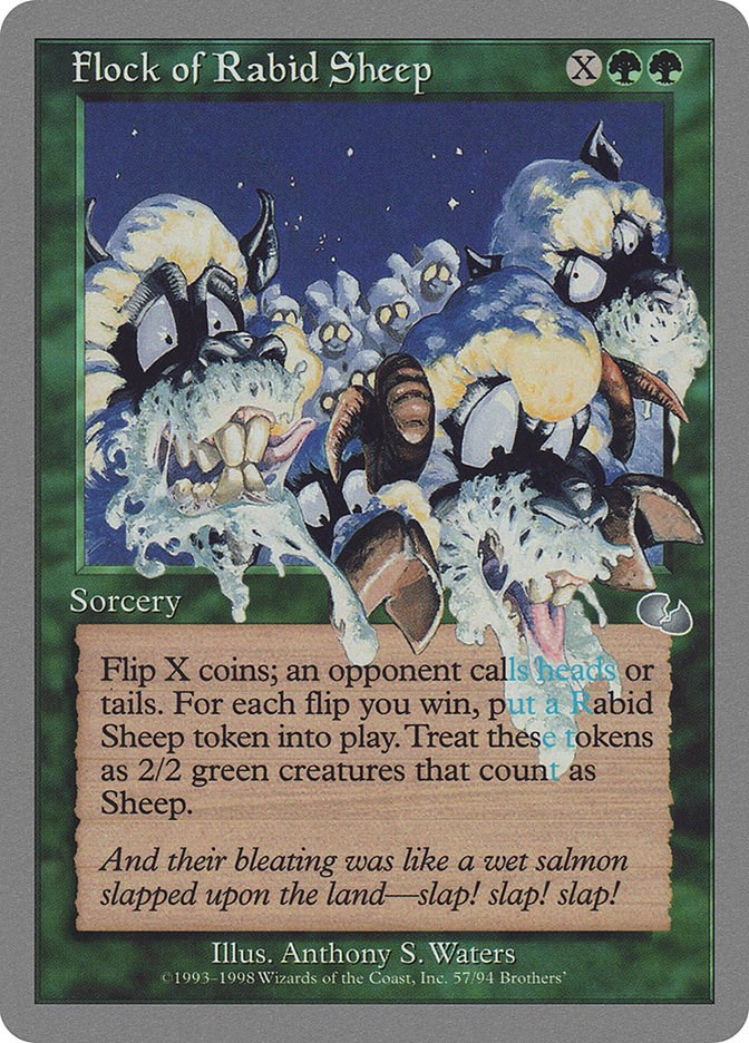 Flock of Rabid Sheep - Unglued - Magic: The Gathering
