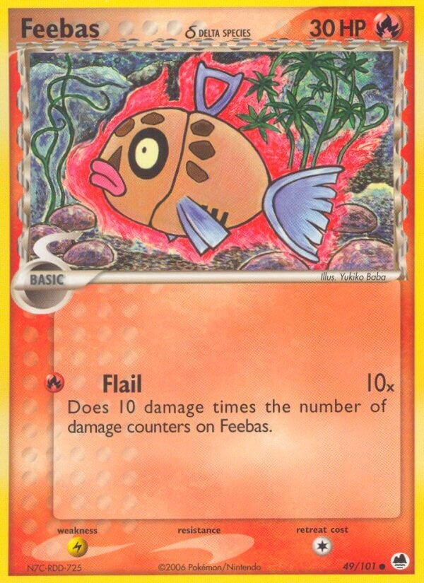 Feebas (Delta Species) - Dragon Frontiers - Pokemon