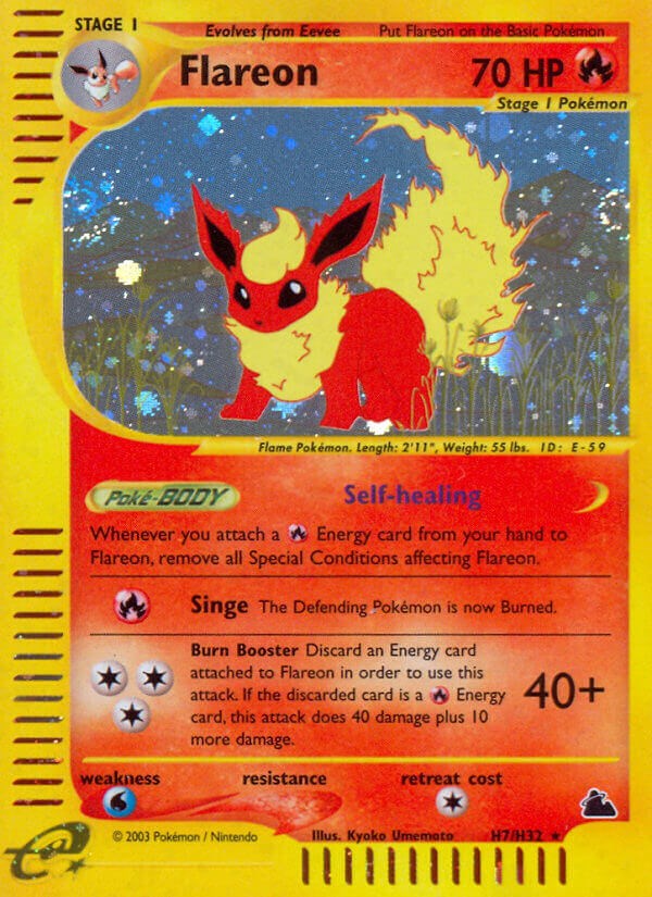 Flareon (H7) - Skyridge - Pokemon