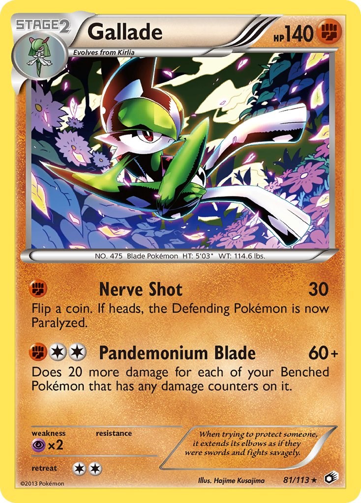 Gallade - Legendary Treasures - Pokemon