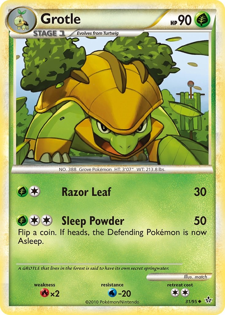 Grotle - Unleashed - Pokemon