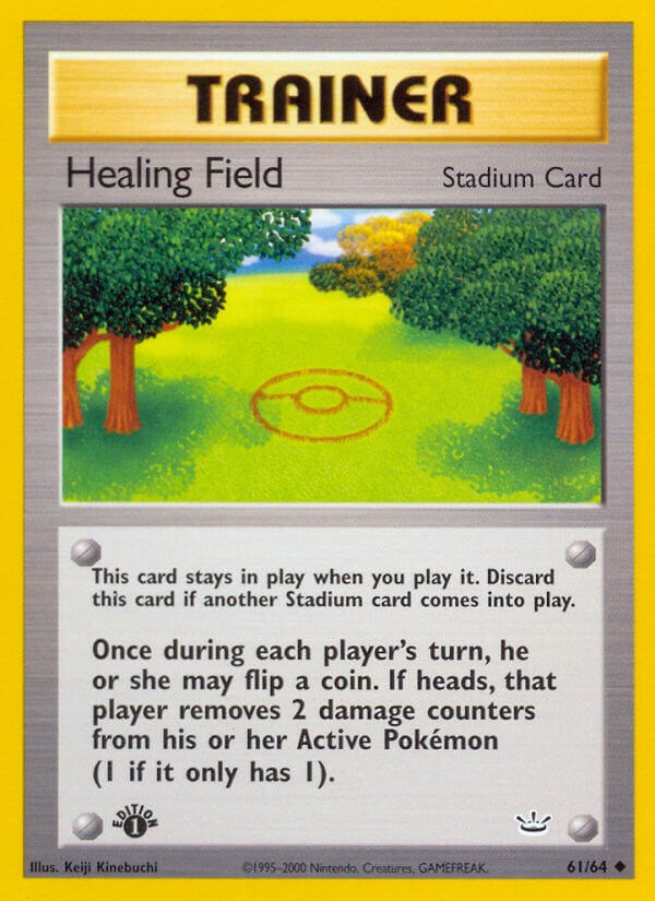 Healing Field - Neo Revelation - Pokemon