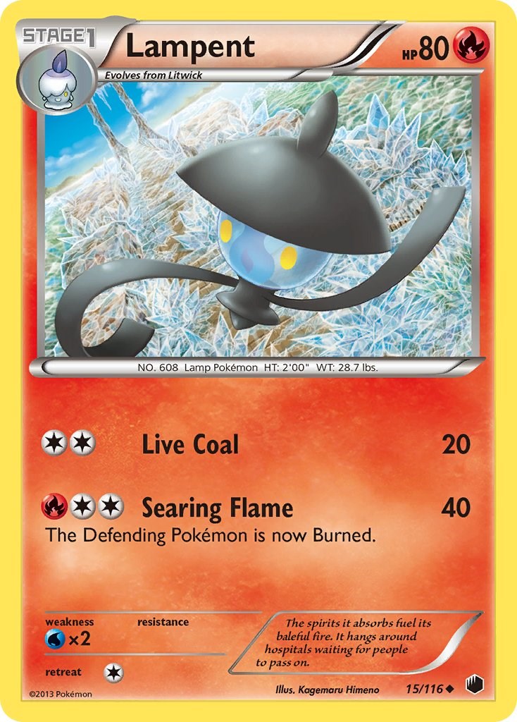 Lampent - Plasma Freeze - Pokemon
