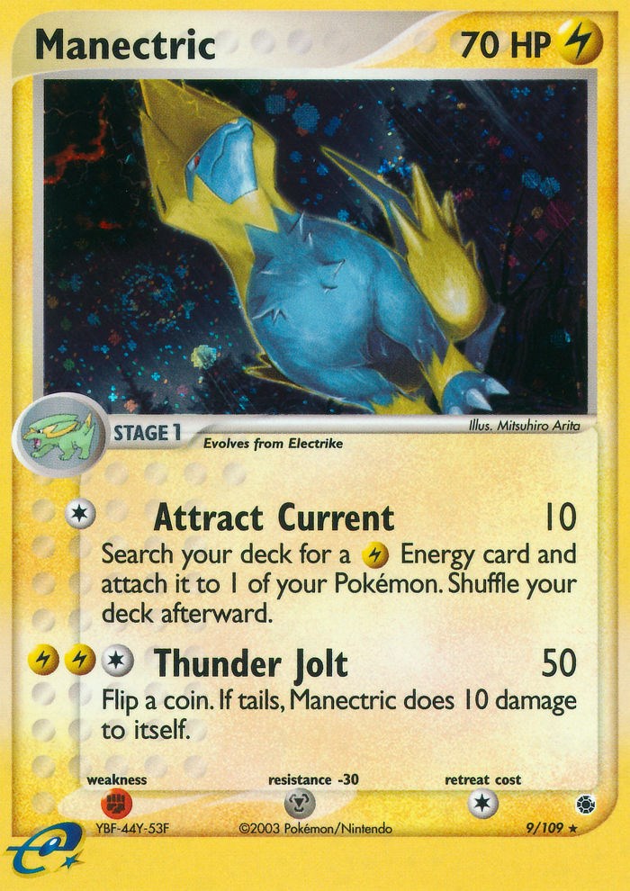 Manectric - 009/109 - Ruby and Sapphire - Pokemon