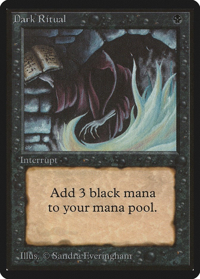 Dark Ritual - Beta Edition - Magic: The Gathering