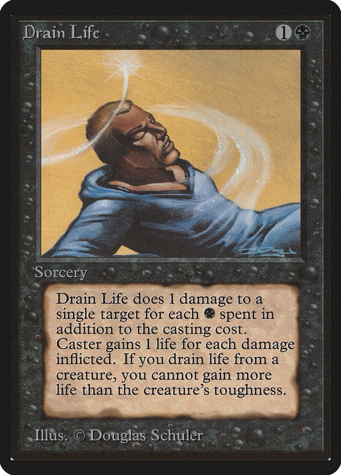 Drain Life - Beta Edition - Magic: The Gathering
