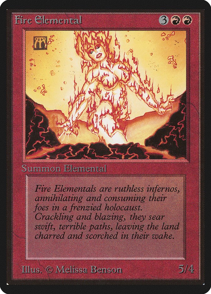 Fire Elemental - Beta Edition - Magic: The Gathering