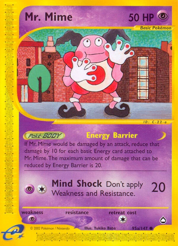 Mr Mime Card