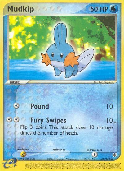 Mudkip - 60/109 - Ruby and Sapphire - Pokemon