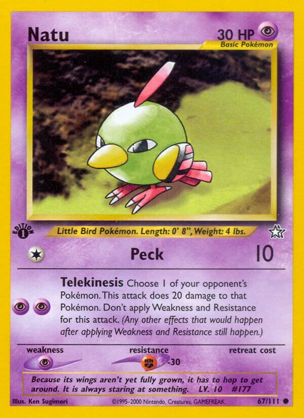 Natu - Neo Genesis - Pokemon