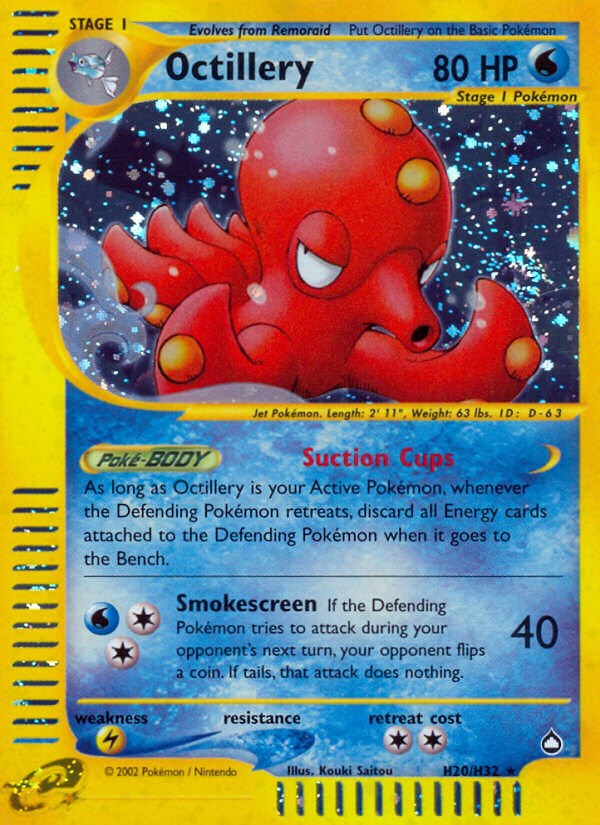 Octillery (H20) - Aquapolis - Pokemon
