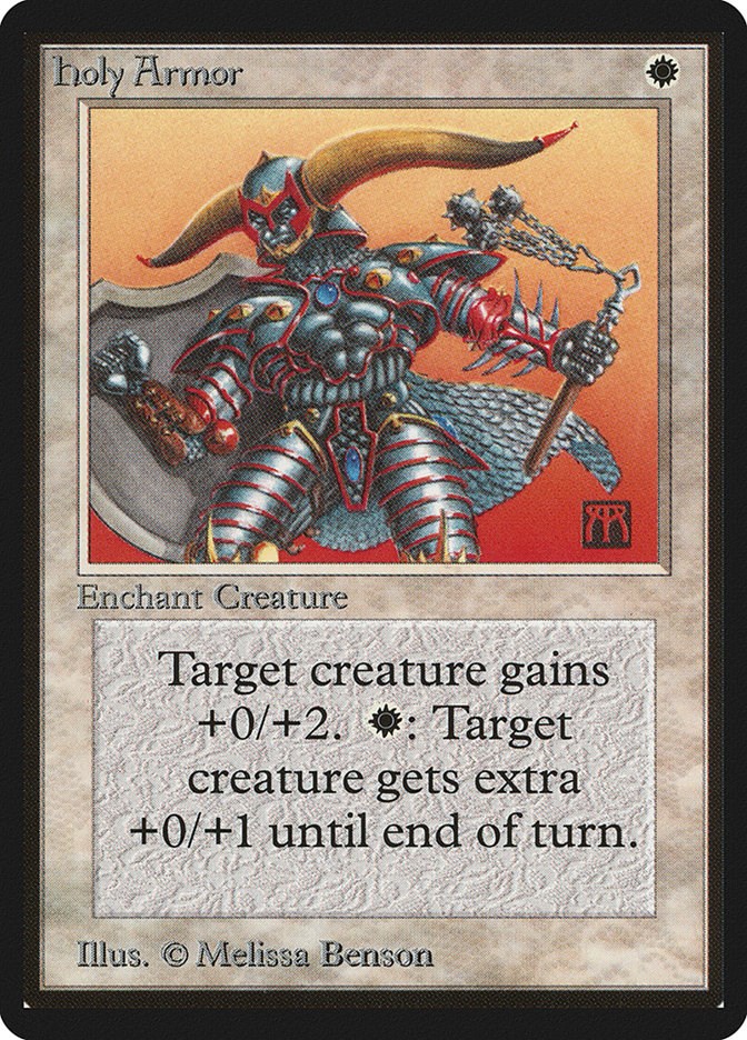 Holy Armor - Beta Edition - Magic: The Gathering