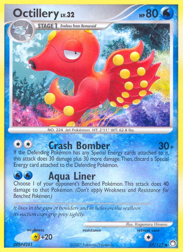Octillery - Mysterious Treasures - Pokemon