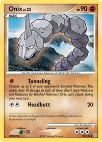 Onix - Diamond and Pearl - Pokemon