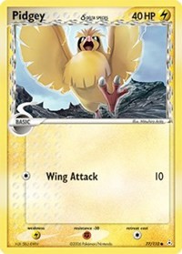 Pidgey (Delta Species) - Holon Phantoms - Pokemon