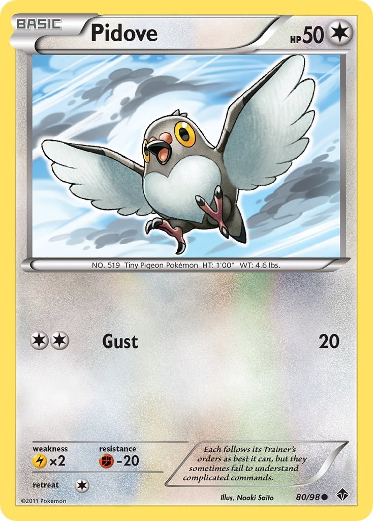 Pidove - Emerging Powers - Pokemon