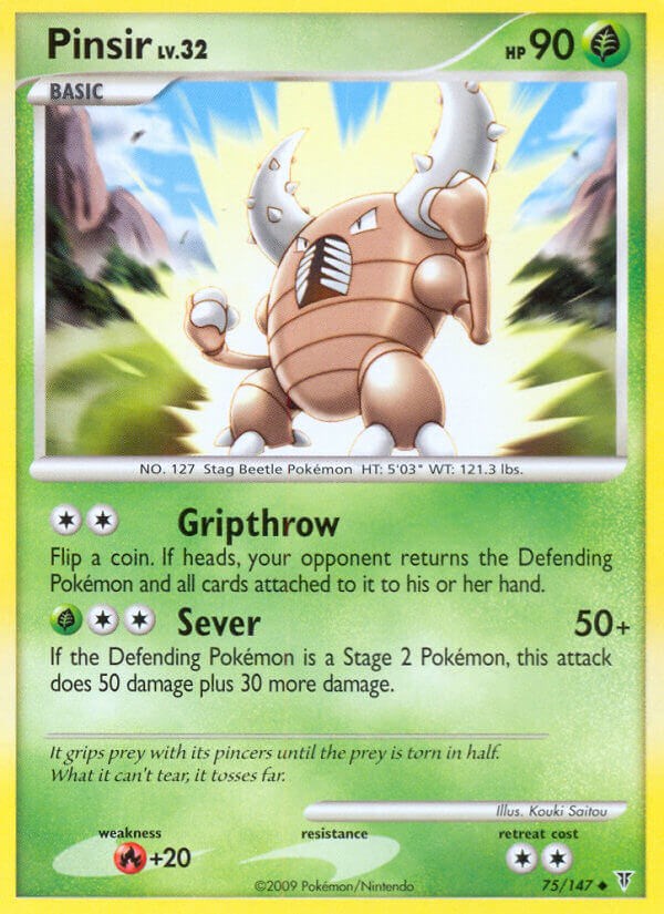 Pokemon Mega Pinsir Card