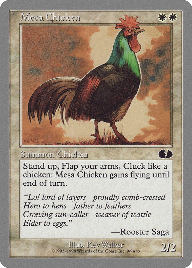Mesa Chicken - Unglued - Magic: The Gathering