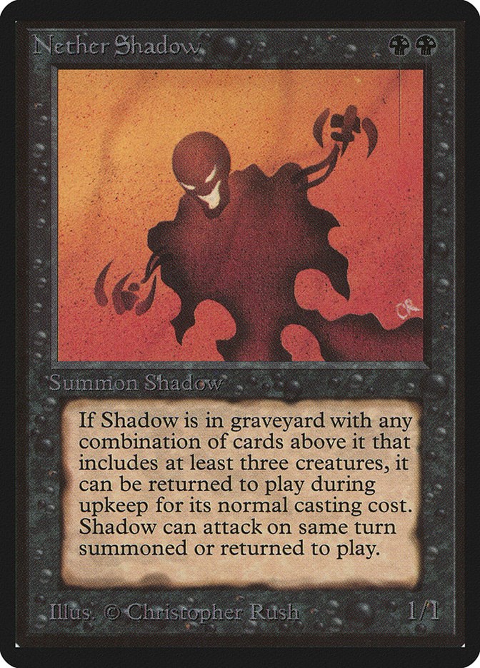 Nether Shadow - Beta Edition - Magic: The Gathering