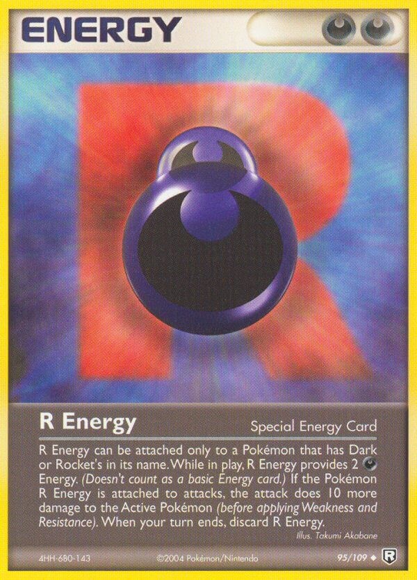 R Energy - Team Rocket Returns - Pokemon
