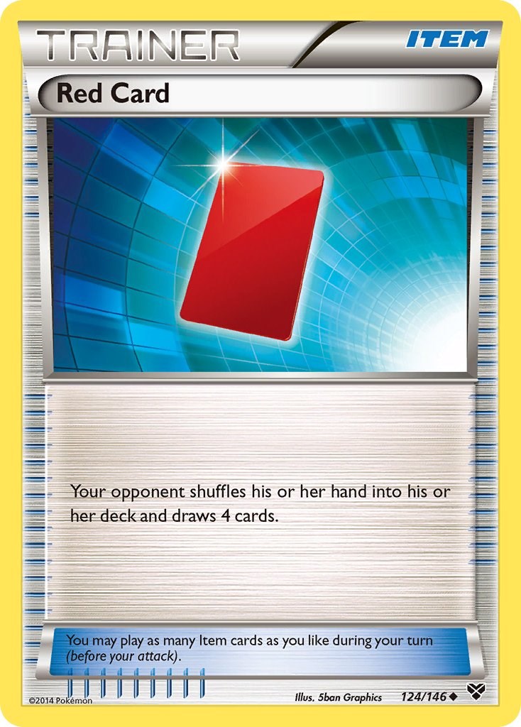Red Card - XY Base Set - Pokemon