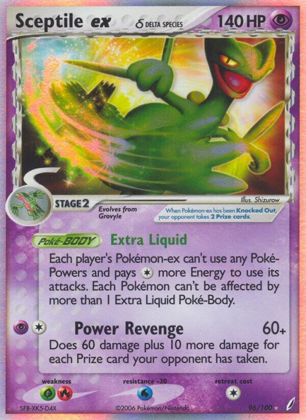 Sceptile ex (Delta Species) - Crystal Guardians - Pokemon