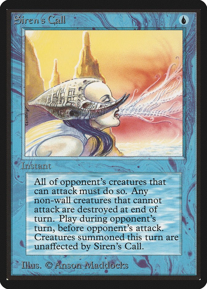 Siren's Call - Beta Edition - Magic: The Gathering