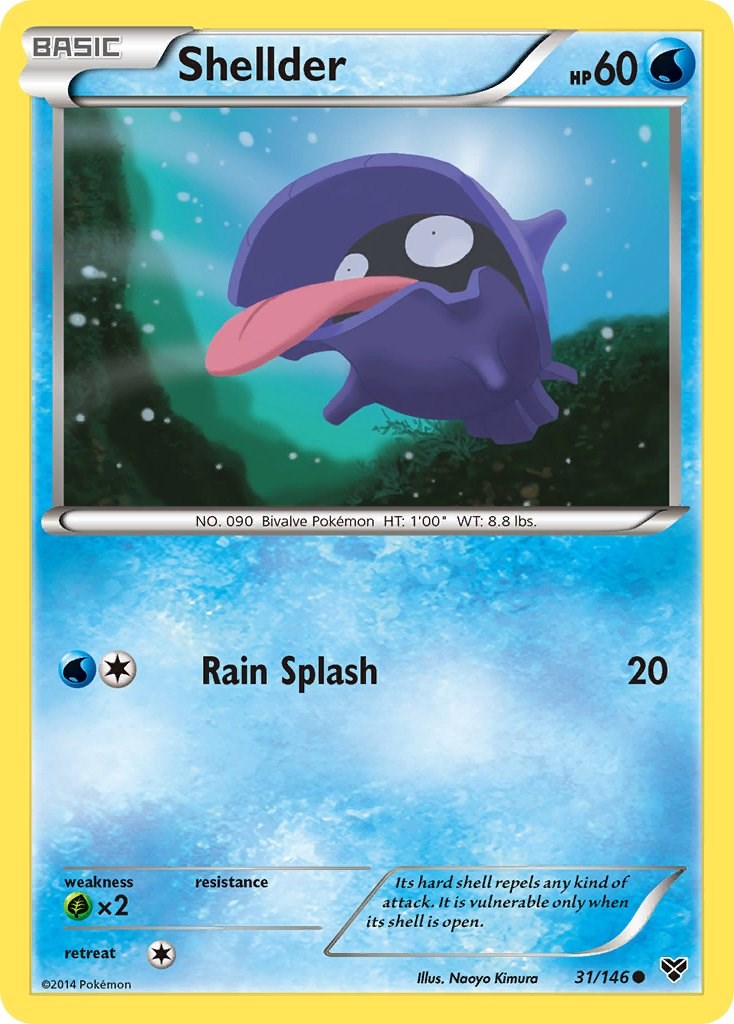 Shellder - XY Base Set - Pokemon