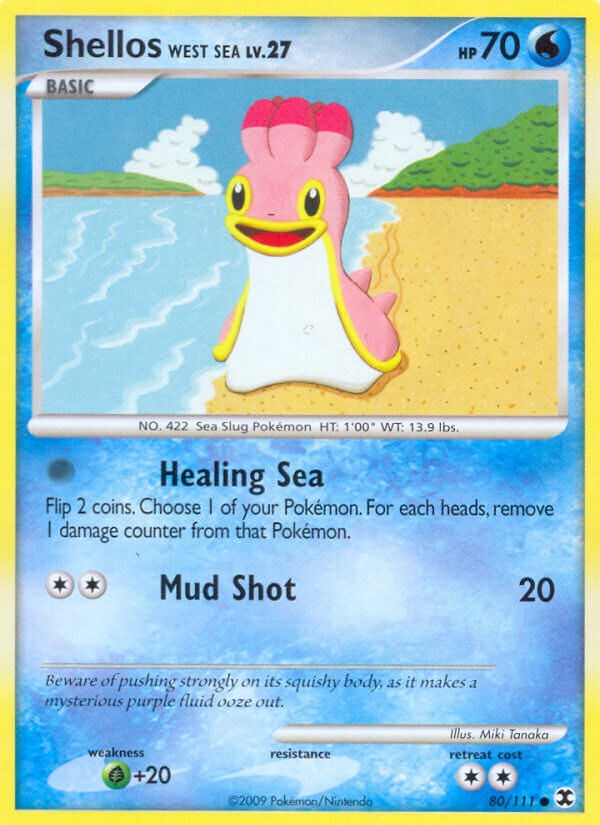 Shellos West Sea - Rising Rivals - Pokemon