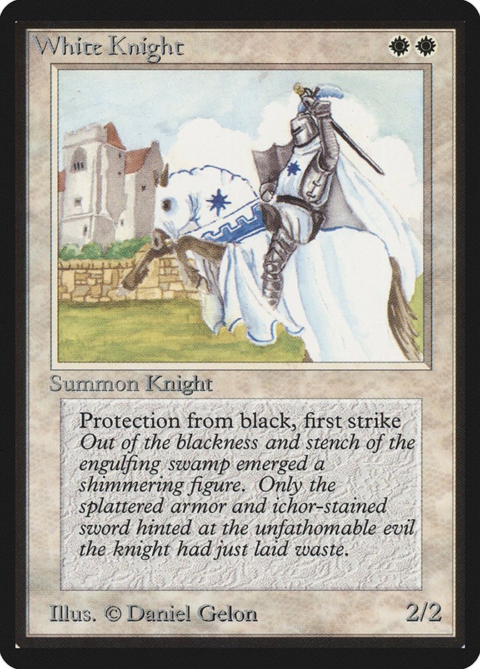 White Knight - Beta Edition - Magic: The Gathering