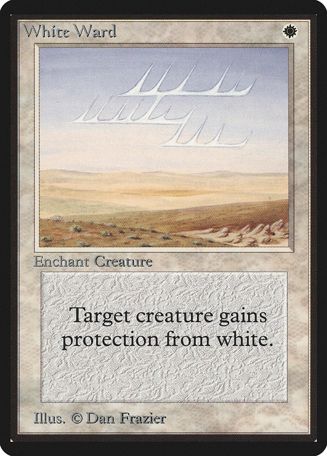 White Ward - Beta Edition - Magic: The Gathering