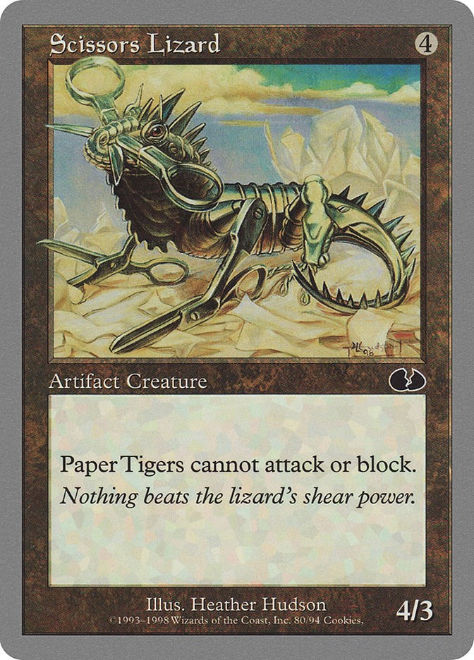 Scissors Lizard - Unglued - Magic: The Gathering