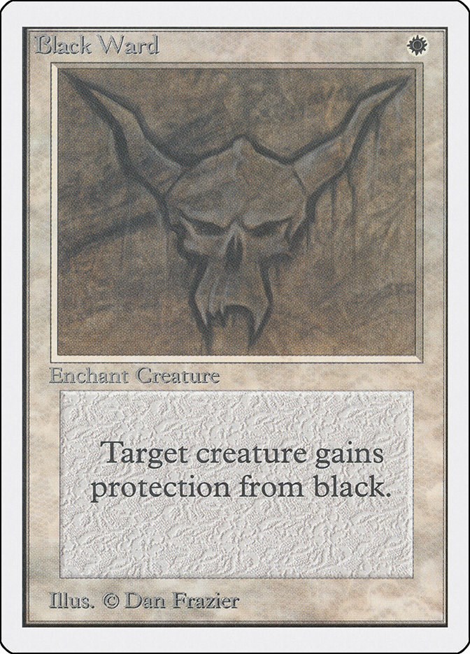 Black Ward - Unlimited Edition - Magic: The Gathering