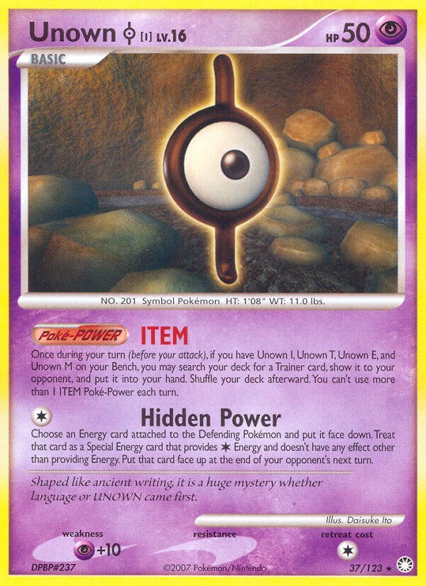 Unown [I] - Mysterious Treasures - Pokemon