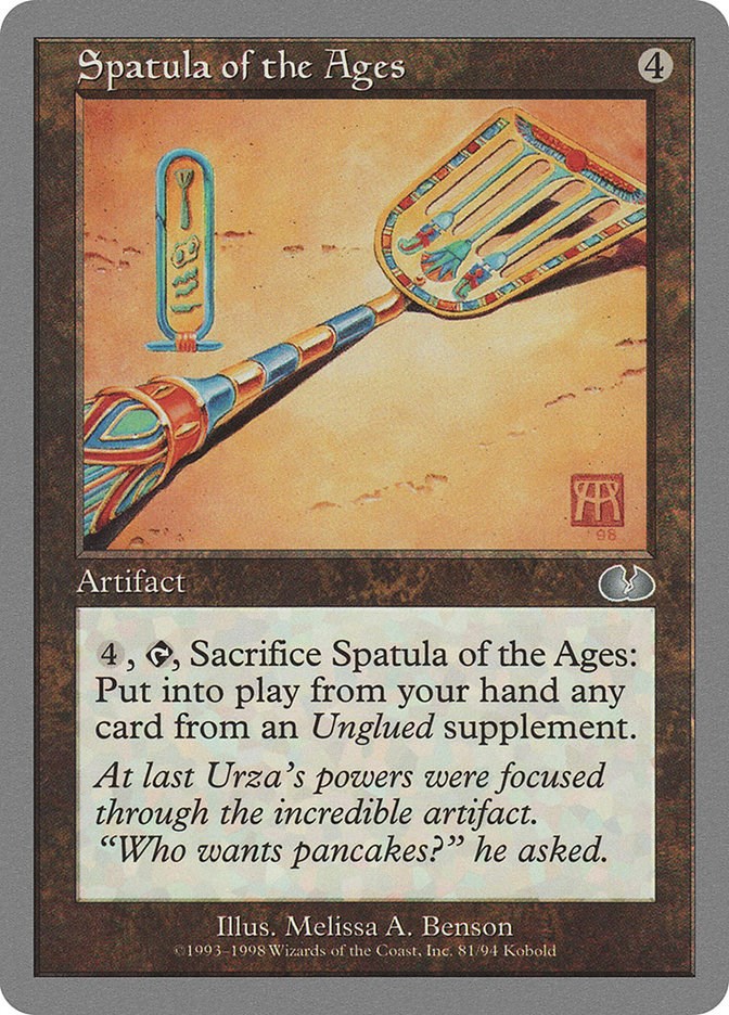 Spatula of the Ages - Unglued - Magic: The Gathering