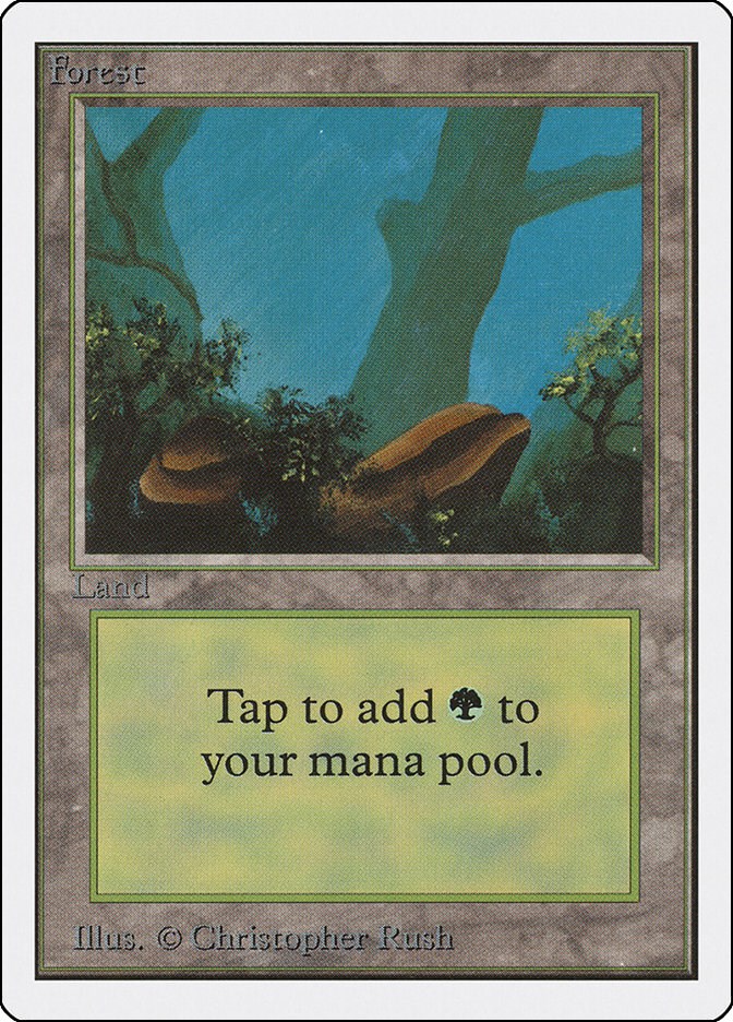 Forest (A) - Unlimited Edition - Magic: The Gathering