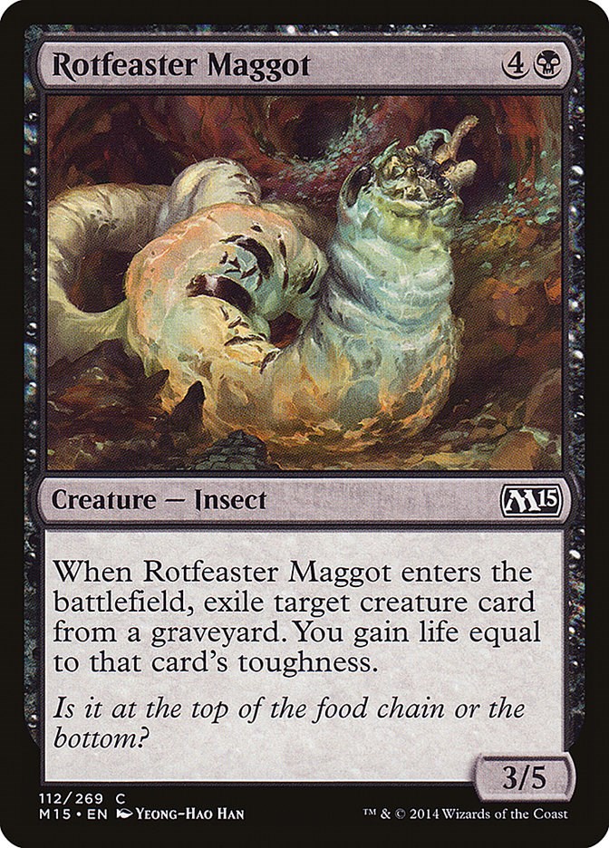 Rotfeaster Maggot - Magic 2015 (M15) - Magic: The Gathering