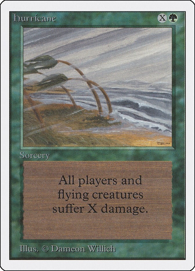 Hurricane - Unlimited Edition - Magic: The Gathering