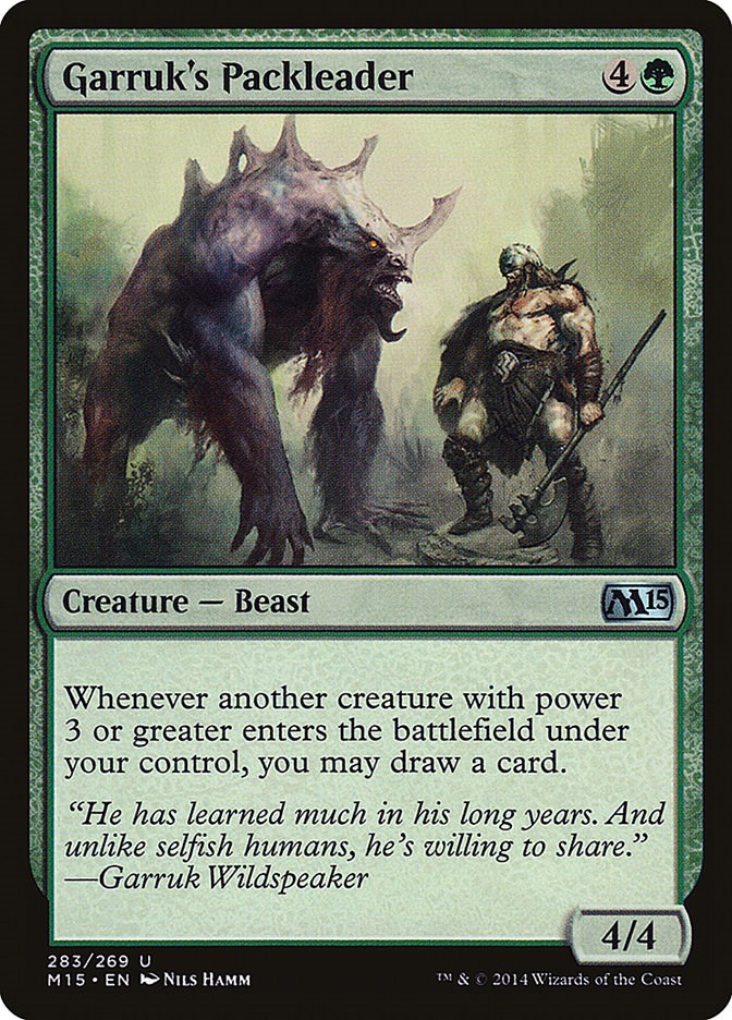 Garruk's Packleader - Magic 2015 (M15) - Magic: The Gathering