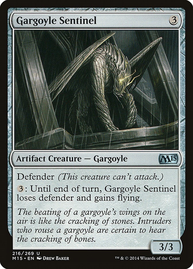 Gargoyle Sentinel - Magic 2015 (M15) - Magic: The Gathering