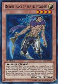 Raiden, Hand of the Lightsworn - Structure Deck: Realm of Light - YuGiOh