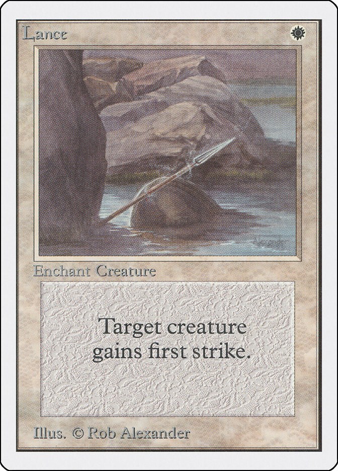 Lance - Unlimited Edition - Magic: The Gathering