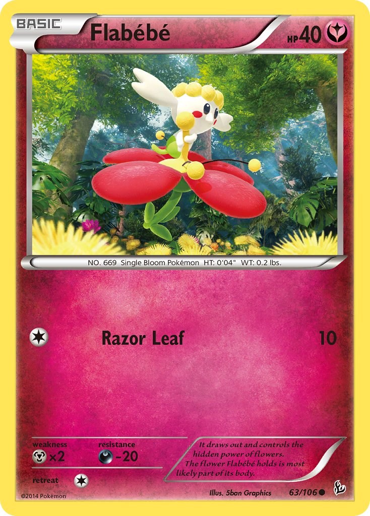 Flabebe (63) - XY - Flashfire - Pokemon